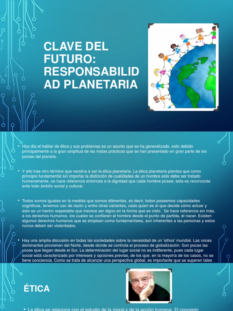 Responsabilidad Planetaria | PDF | Moralidad | Dignidad