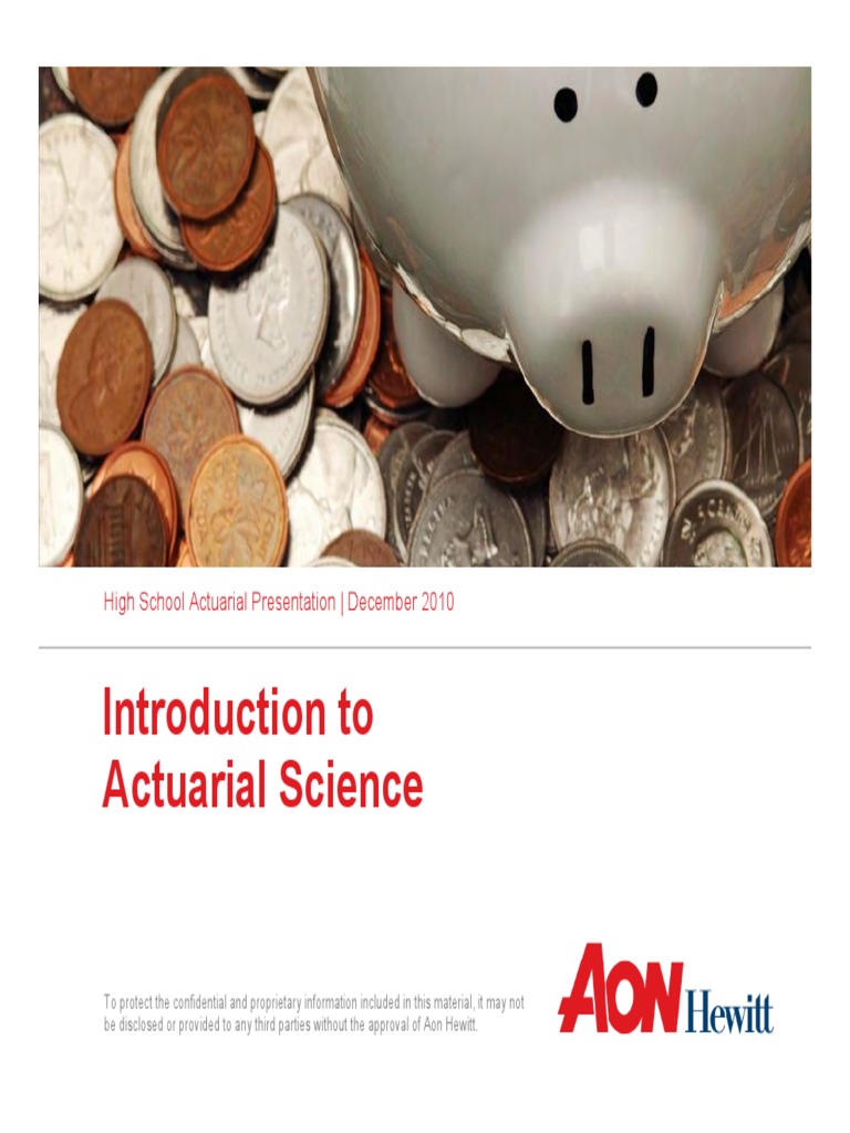 Introduction to Actuarial Science | Actuary | Actuarial Science