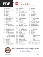 Official Ten-Code and Q-Code List | PDF | Traffic | Ambulance