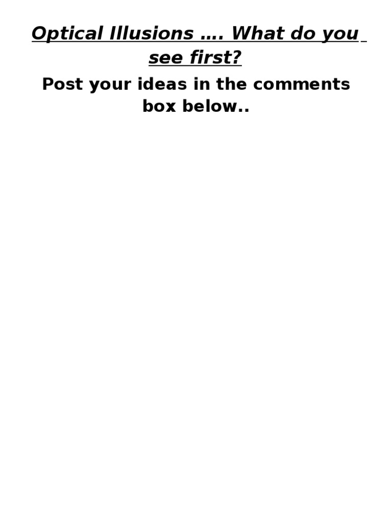 Optical Illusions | PDF