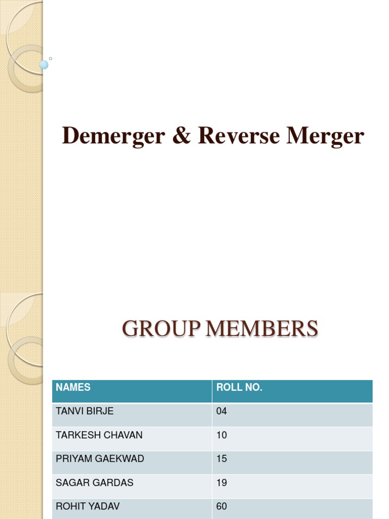 Reverse Merger | PDF | Mergers And Acquisitions | Public Company
