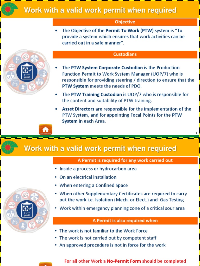 Work With A Valid Work Permit When Required: Objective | PDF | Risk ...