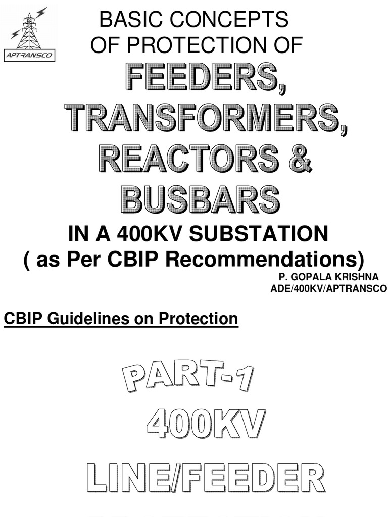 CBIP Recommondations | PDF | Relay | Transformer