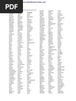 Word Form List | PDF | Science | Philosophical Science