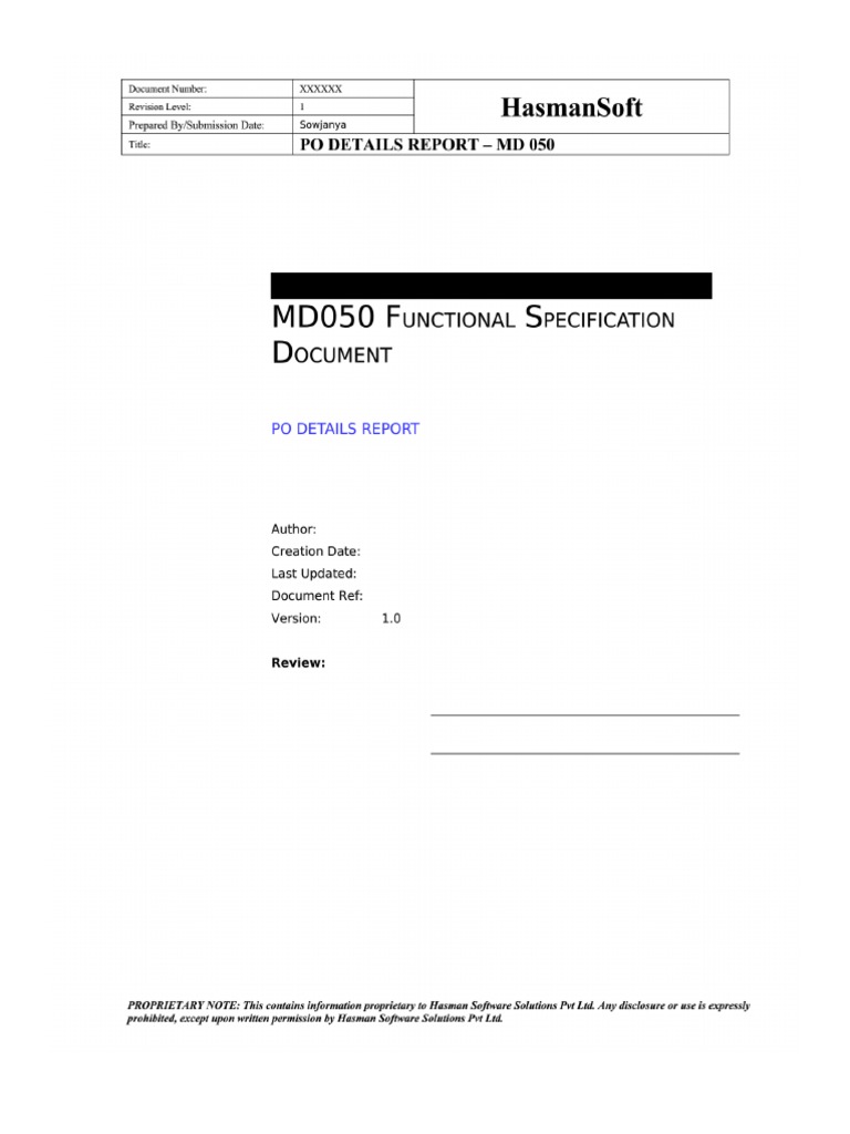 PO Details Report - MD050 - Oracle Documents | PDF | Foreign Language ...