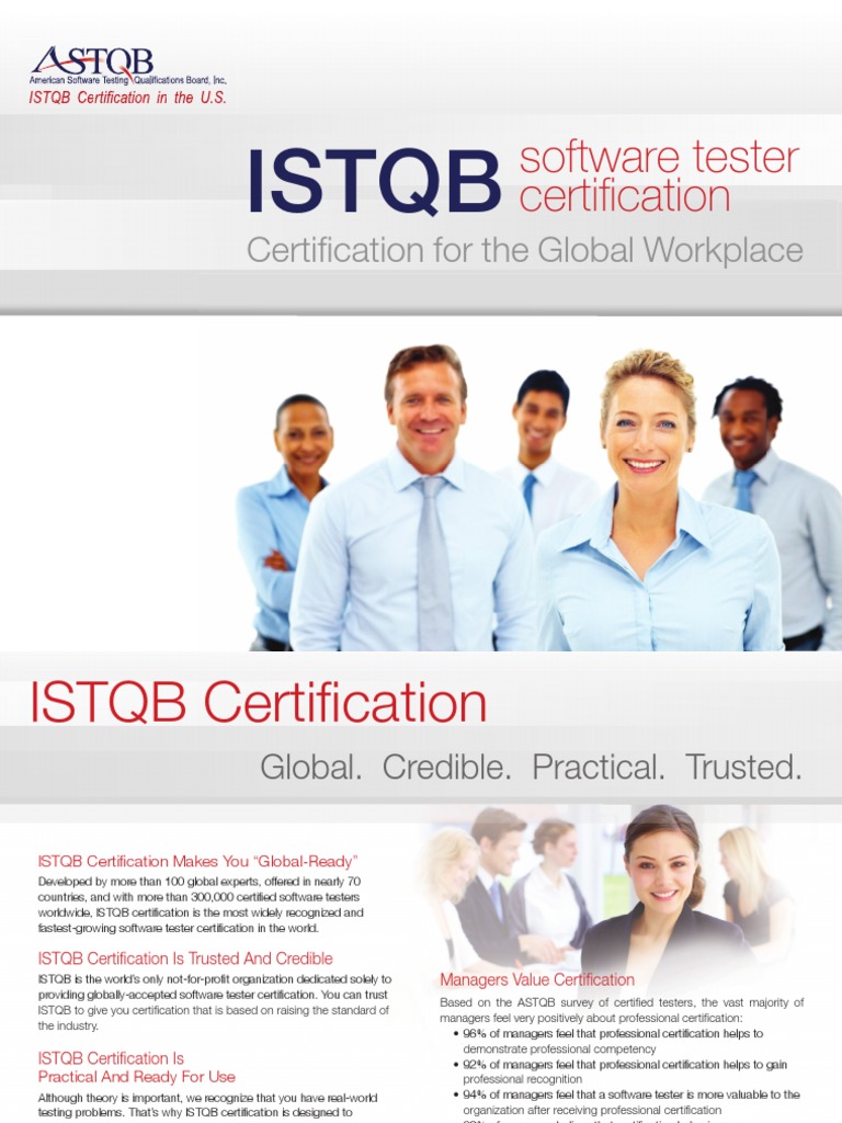 ISTQB Certification Overview and Benefits | PDF | International ...