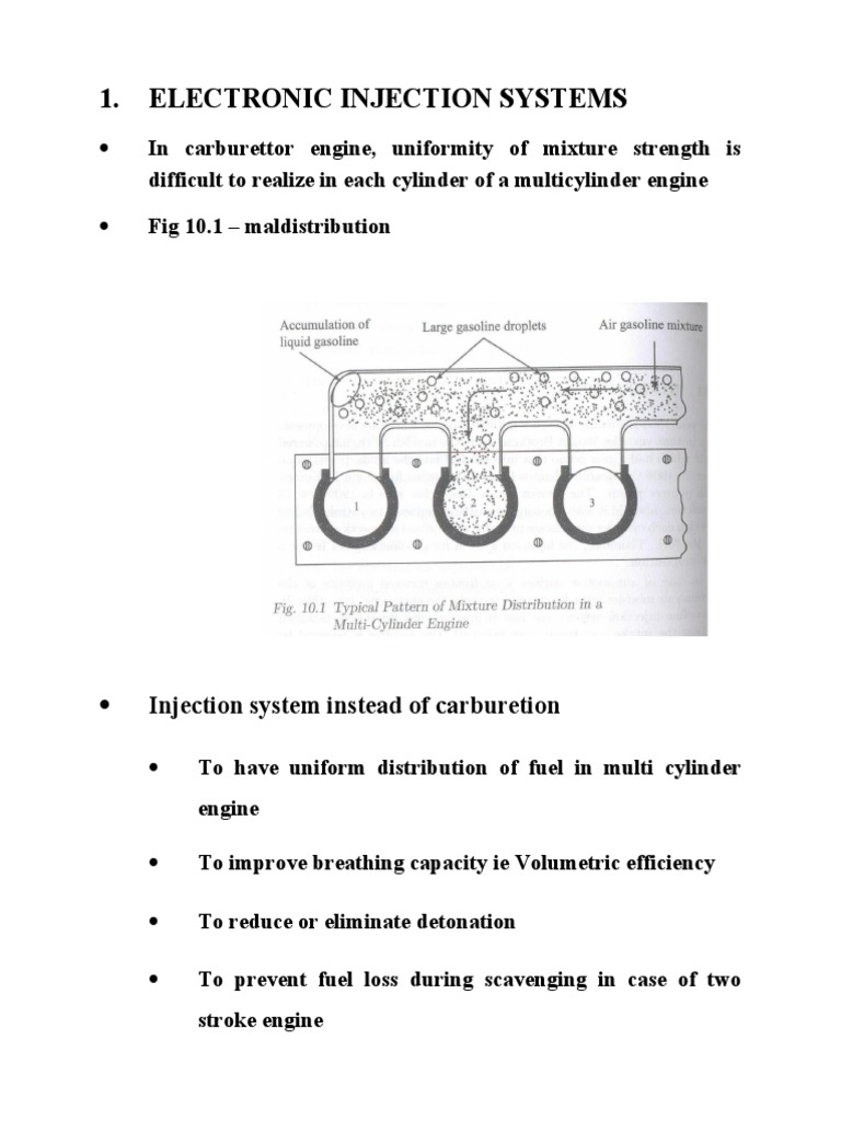 Electronic Injection System | PDF | Fuel Injection | Throttle