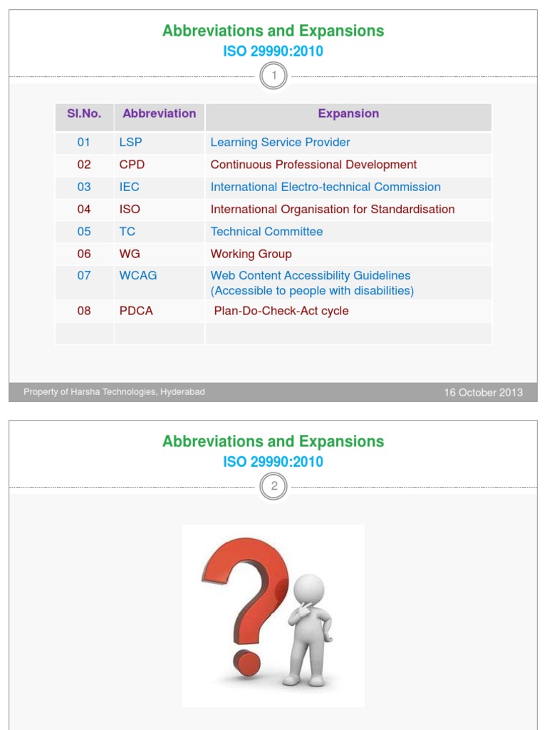 Common Abbreviations and Their Expansions | PDF | Computers ...