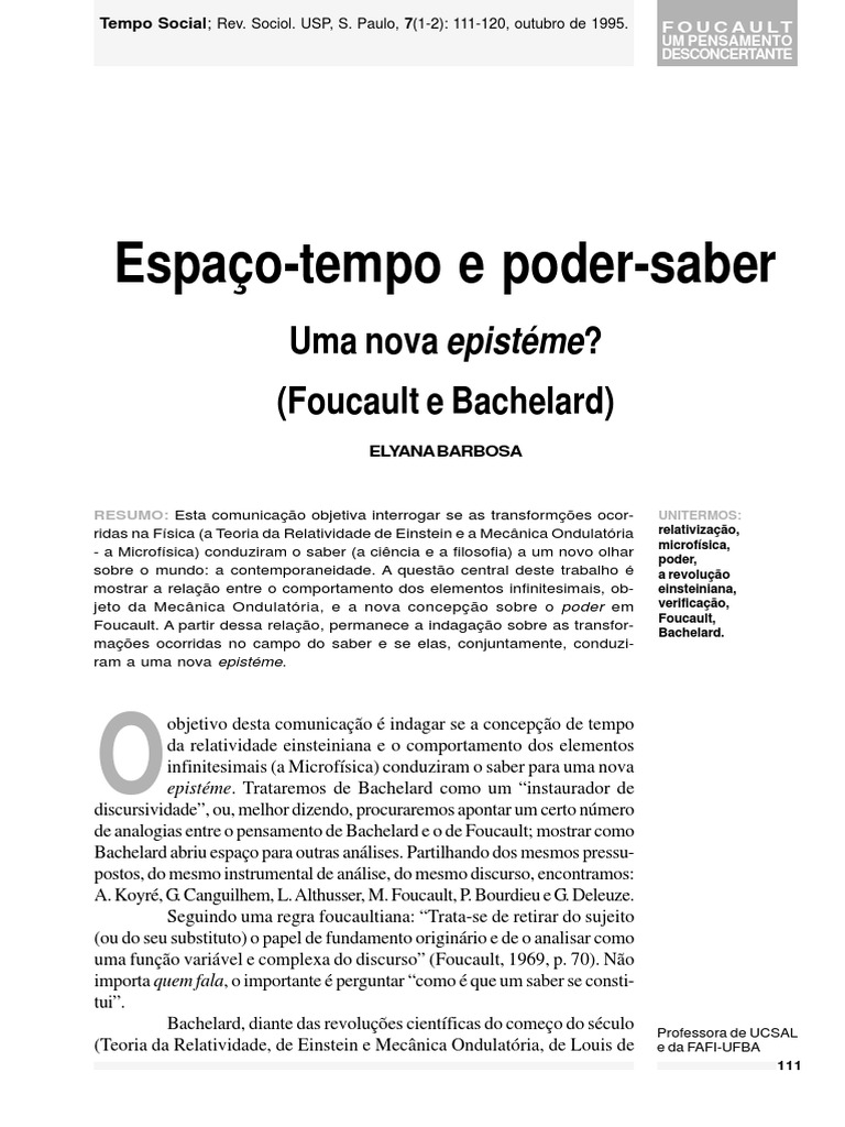 Episteme Conceito | PDF | Michel Foucault | Science
