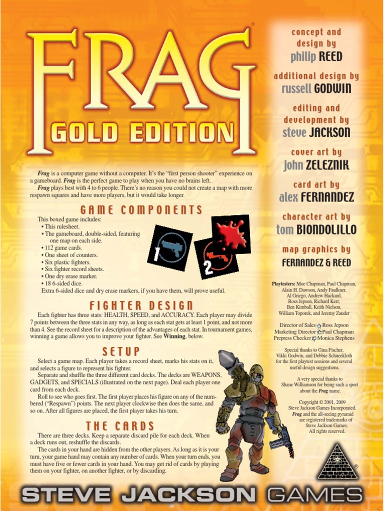 Frag Gold Rules | Fighter Aircraft | Dice | Free 30-day Trial | Scribd