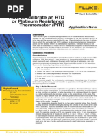 Revised DKD R5-1 - Guideline For Calibration of RTD | PDF | Thermometer ...