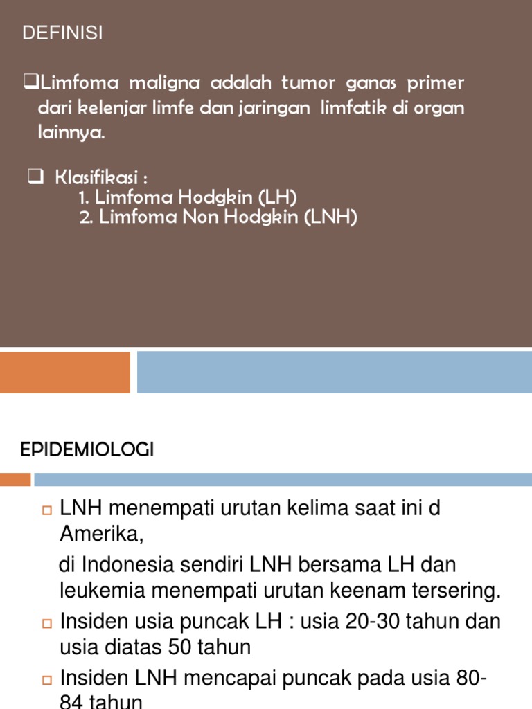 Limfoma Maligna | PDF | Kesehatan Holistik