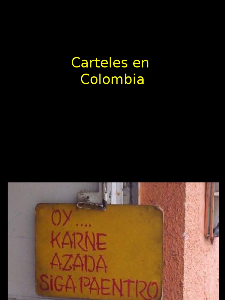 Carteles en Colombia | PDF