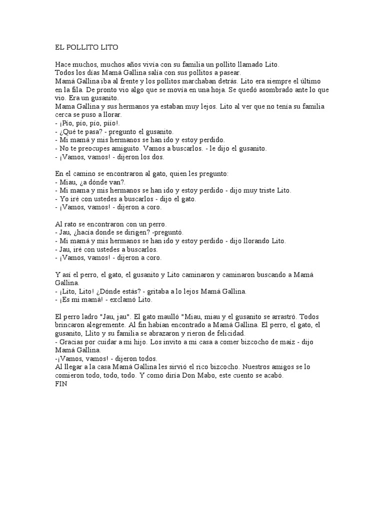 El Pollito Lito | PDF
