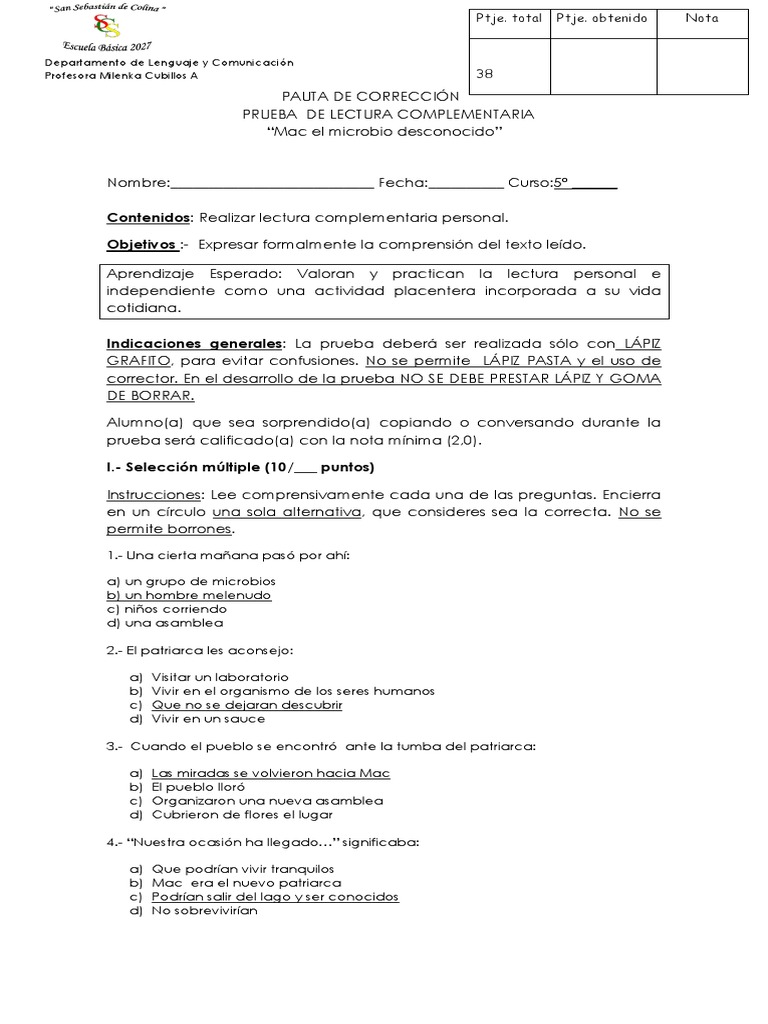 Mac El Microbio Desconocido Pdf Pdf Lectura Proceso Sicología