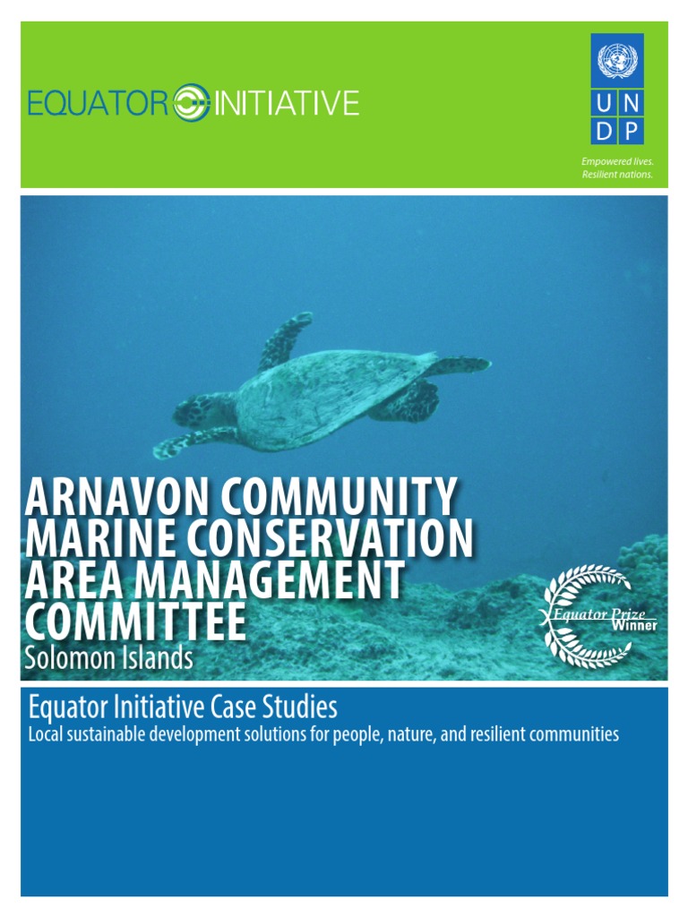 Case Studies UNDP: ARNAVON COMMUNITY MARINE CONSERVATION AREA ...