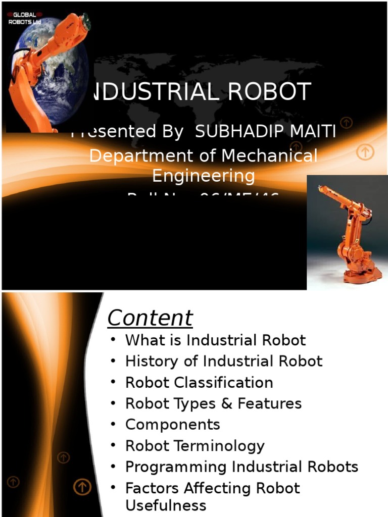 Industrial Robot | PDF | Robot | Robotics