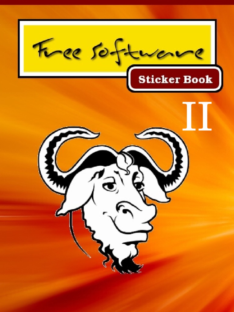 Software Sticker Book | PDF | Free Software | Freedom Of Expression Law