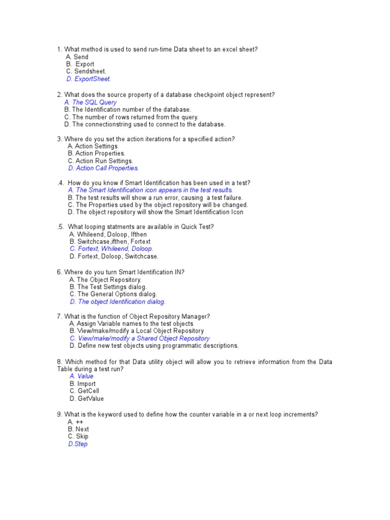 Exam Qtp 25th July 2009 Pdf Subroutine Parameter Computer