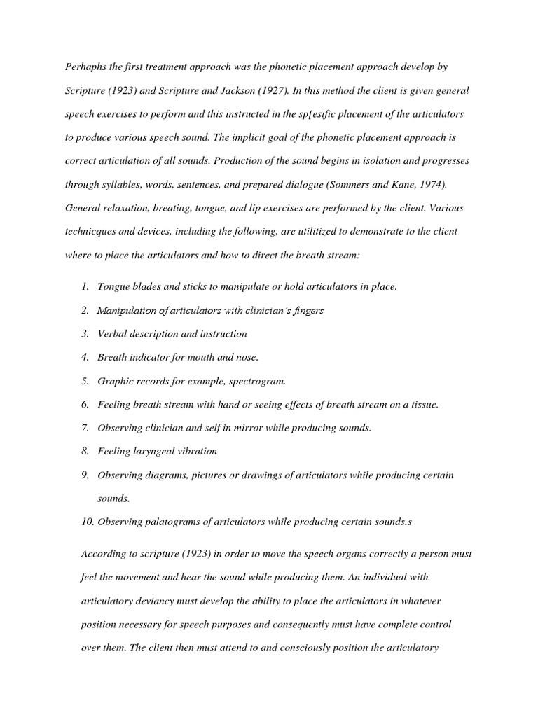 Phonetic Placement | PDF | Speech | Linguistics