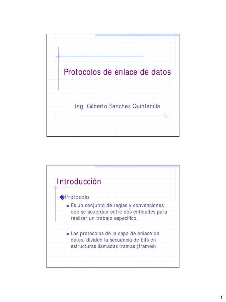 Protocolos de Enlace de Datos: POBytes y HDLC | PDF | Red de ...