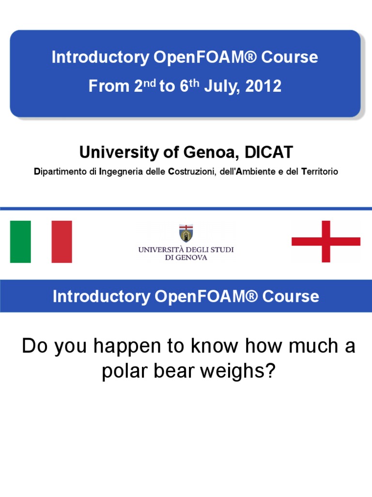 OpenFoam Introduction | PDF | Computational Fluid Dynamics ...