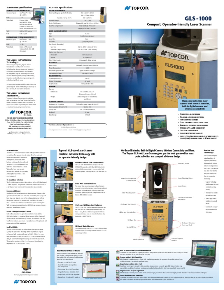 GLS 1000 | PDF | Image Scanner | Media Technology