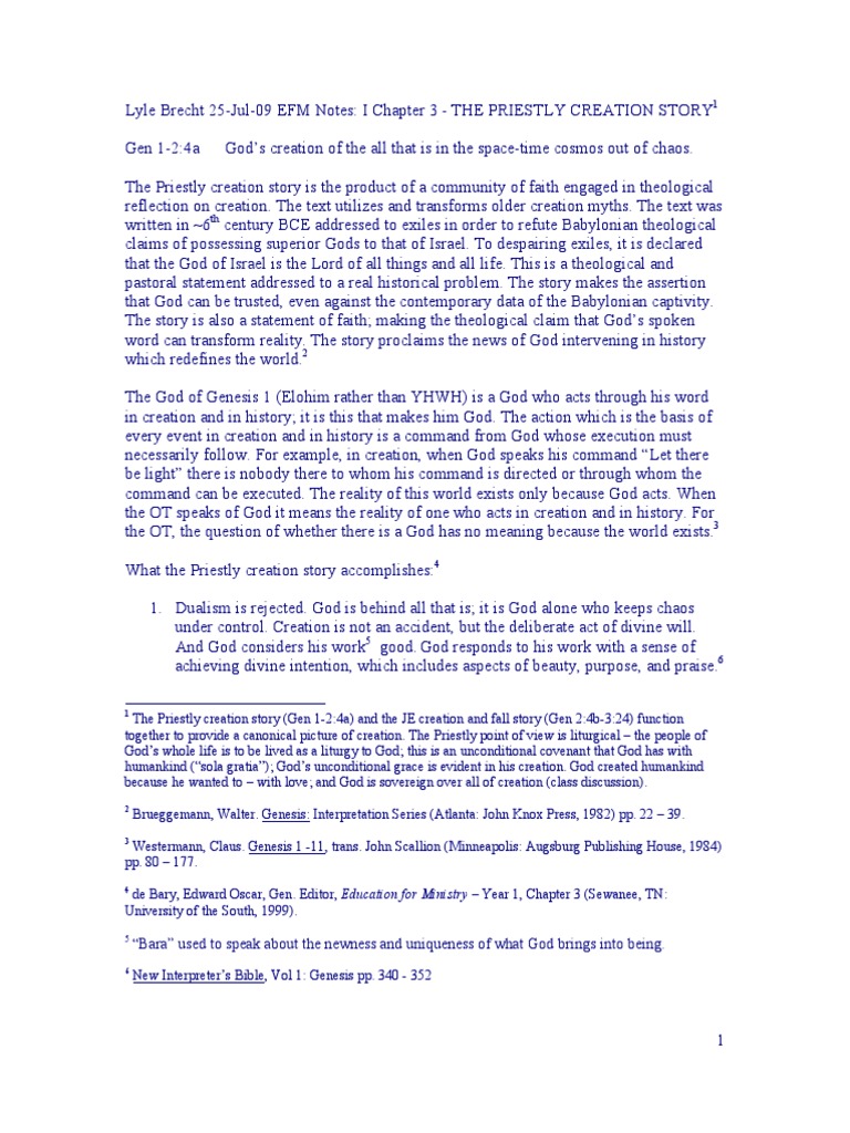 EFM Year 1 Notes & Resources | PDF | Abraham | Book Of Genesis