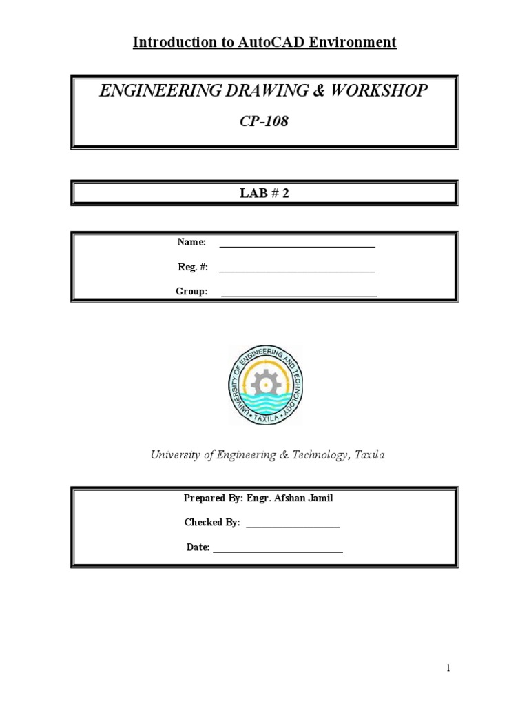 Labs-Engineering Drawing Lab 2 | PDF | Rectangle | Circle