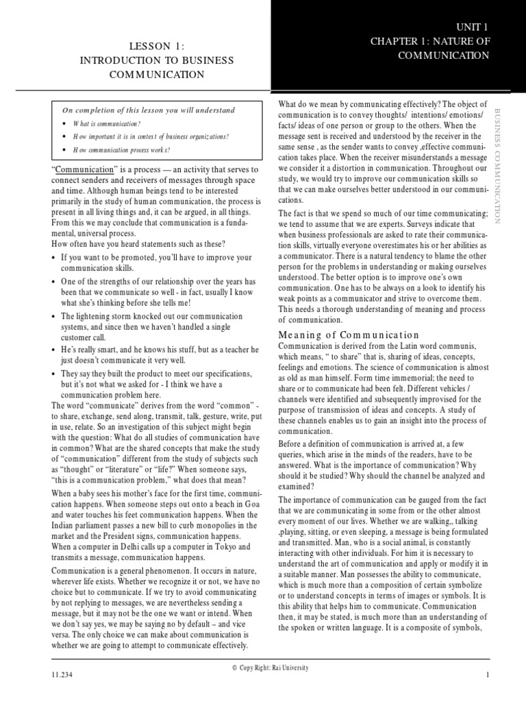 Business Communication | PDF