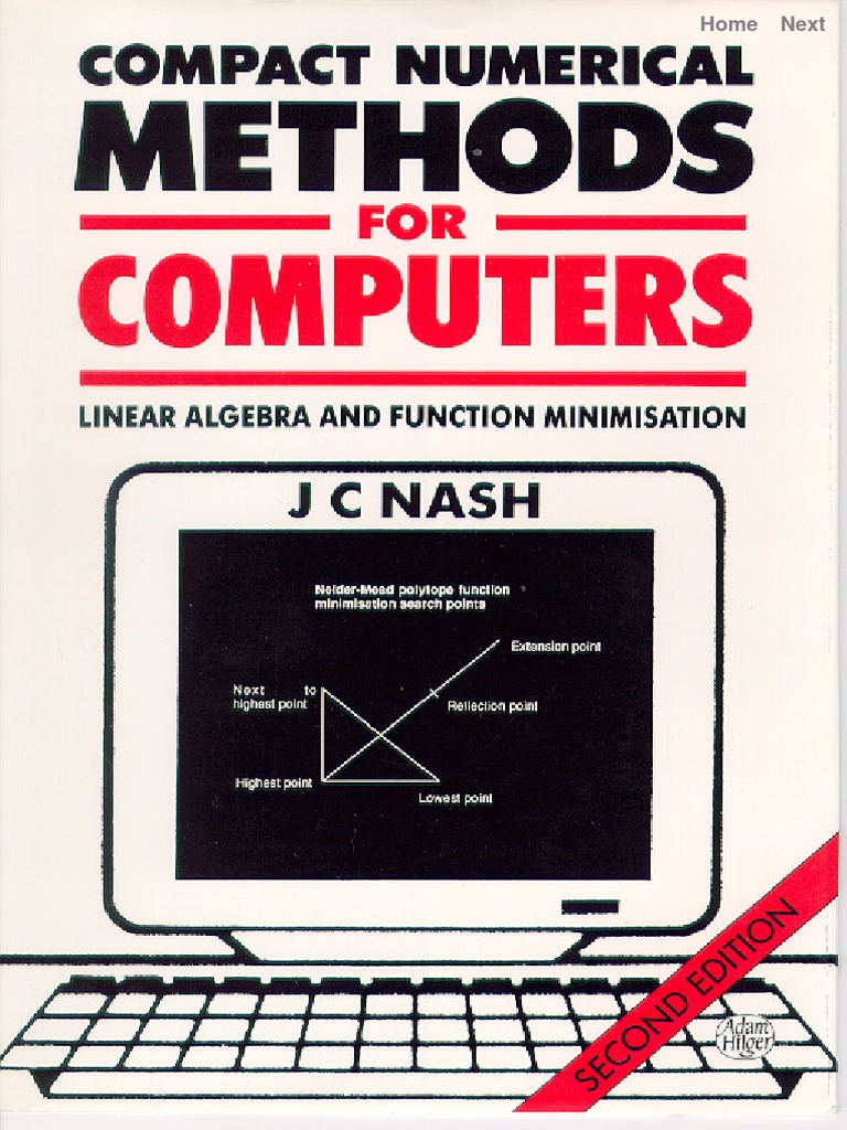 Compact Numerical Methods By John Nash Pdf Numerical Analysis Matrix Mathematics