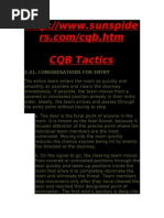 CQB Entry Techniques | PDF | Door | Military