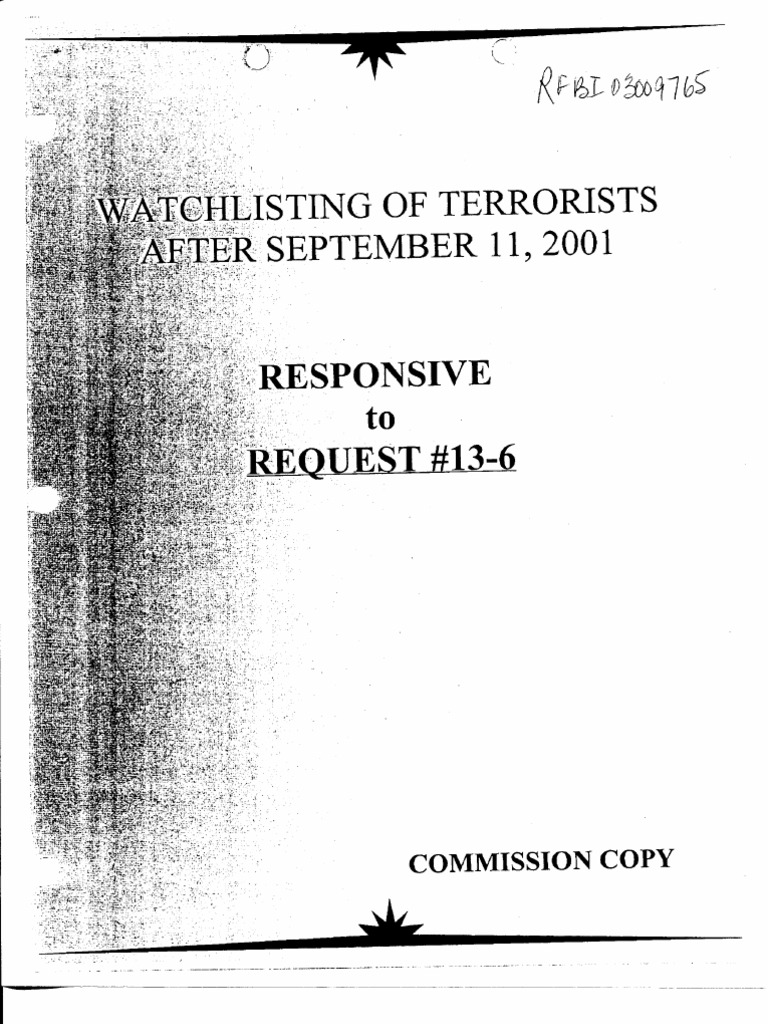 T5 B52 Watch Lists 2 of 3 FDR - FBI Docs Responsive To Request 13-6 ...