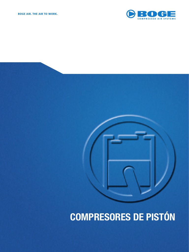 Catalogos Piston - Boge PDF | PDF | Compresor de gas | Pistón