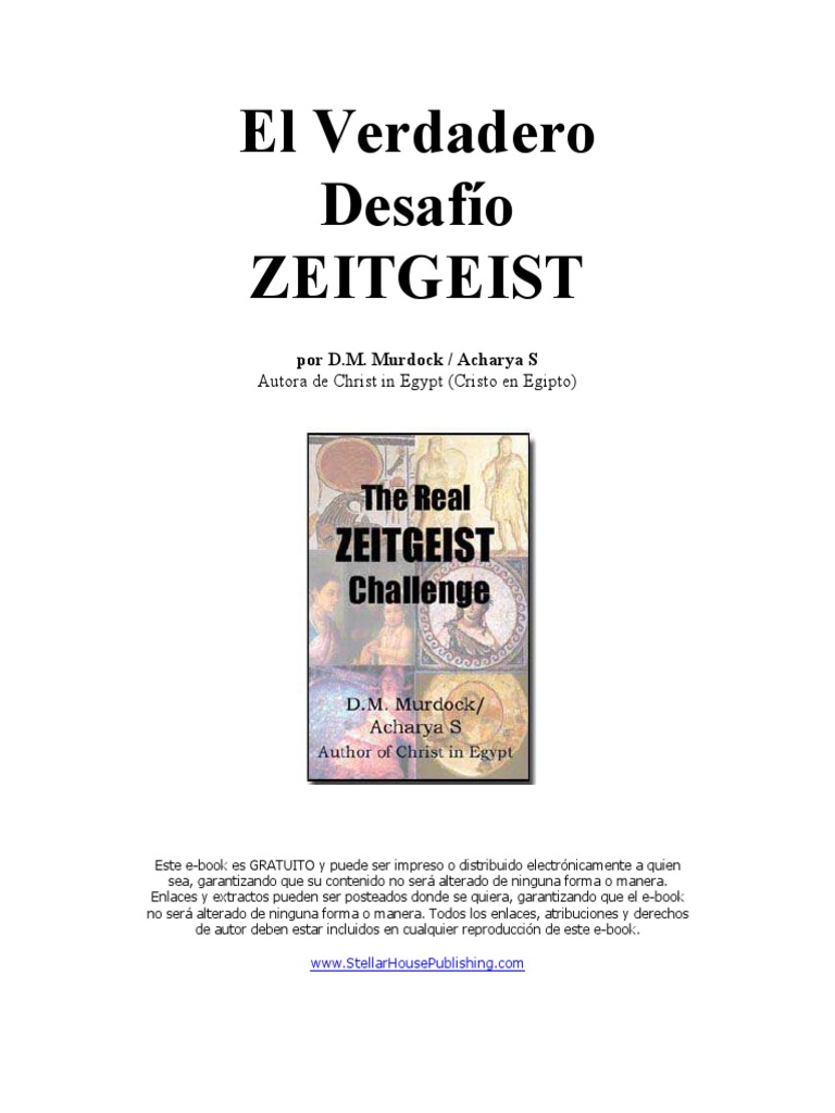 El Verdadero Desafio ZEITGEIST PDF | PDF