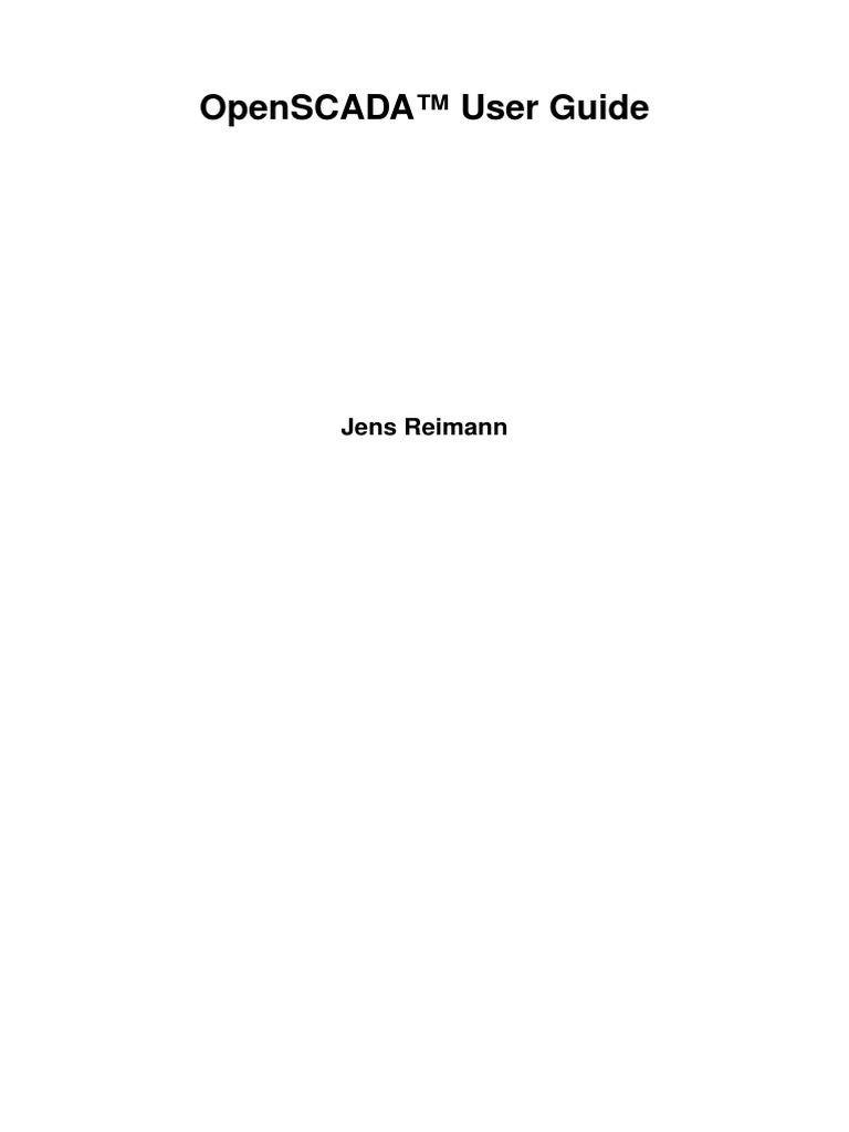 Userguide Open SCADA | PDF | Port (Computer Networking) | Databases