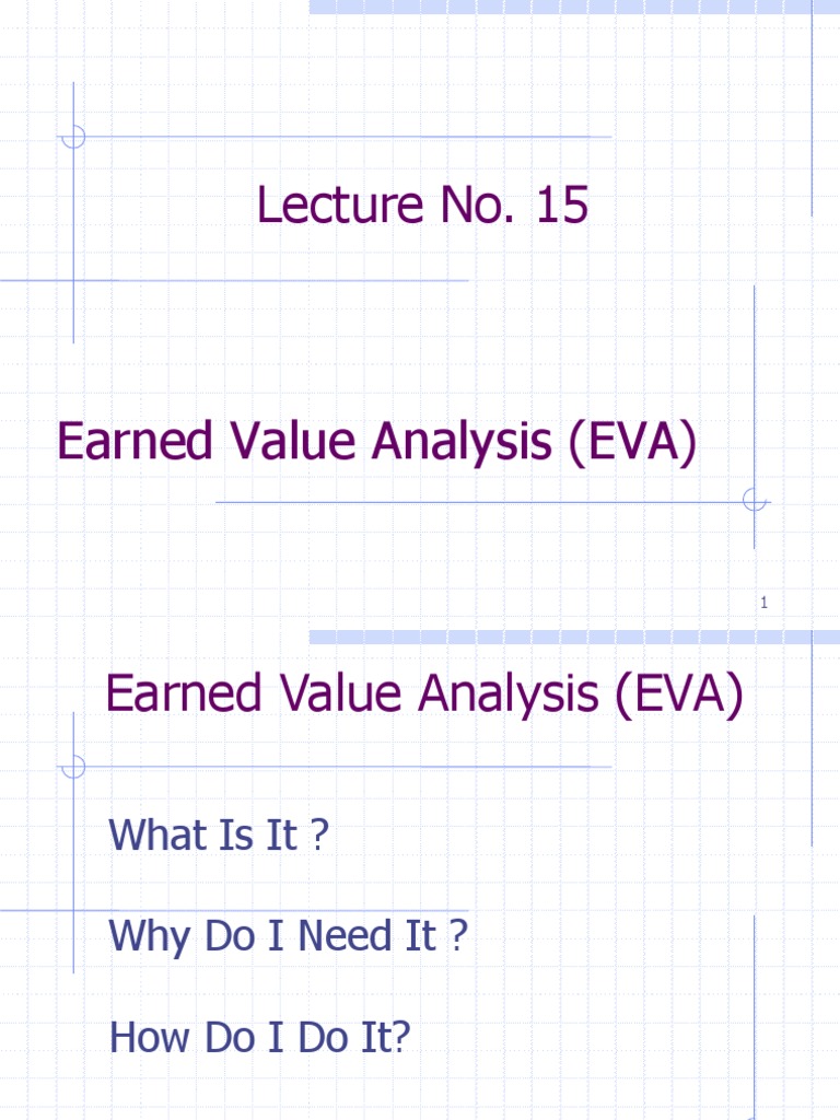 Earned Value Analysis | PDF