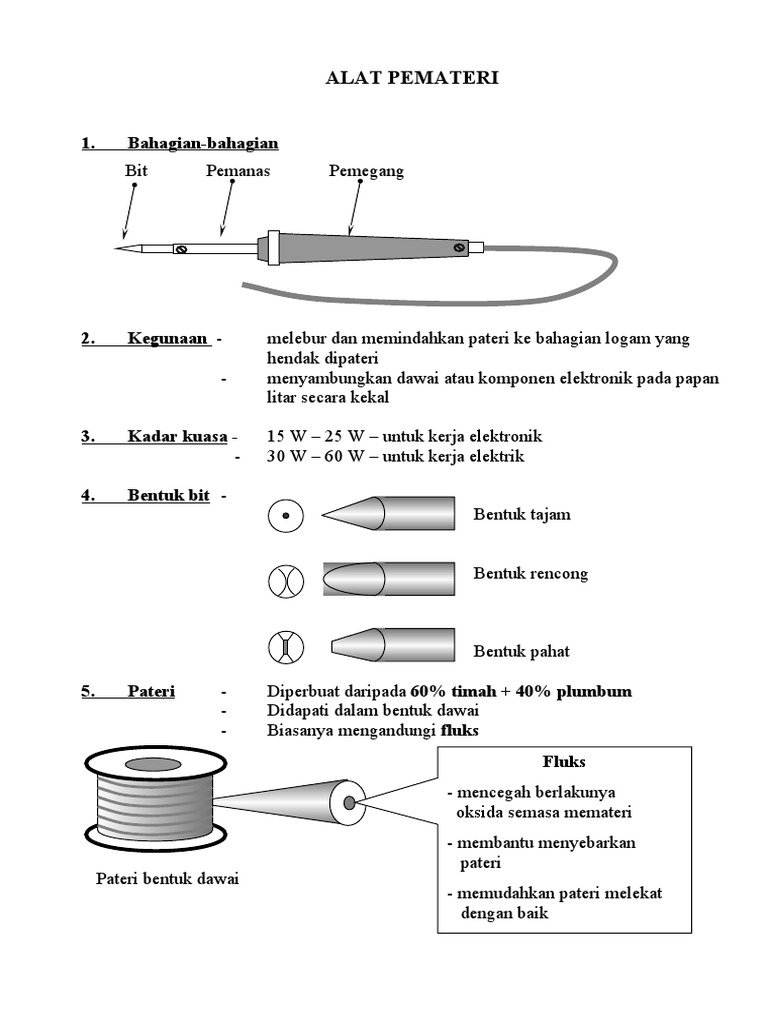 Alat Pemateri | PDF