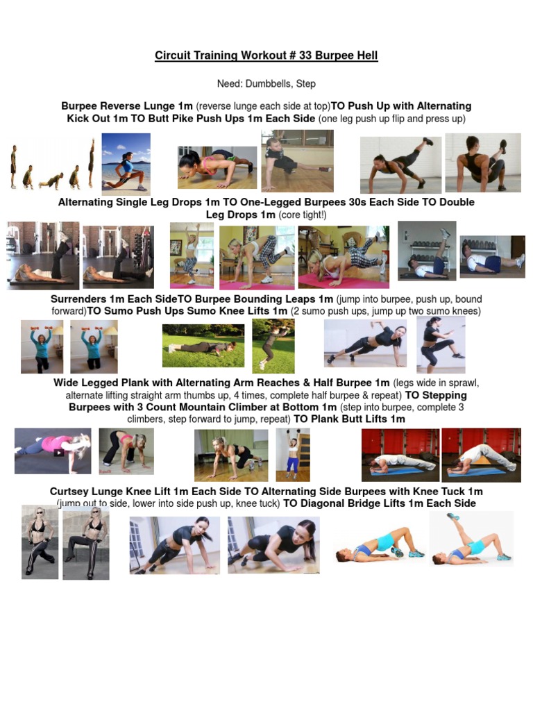 Circuit Training Workout #33 | PDF