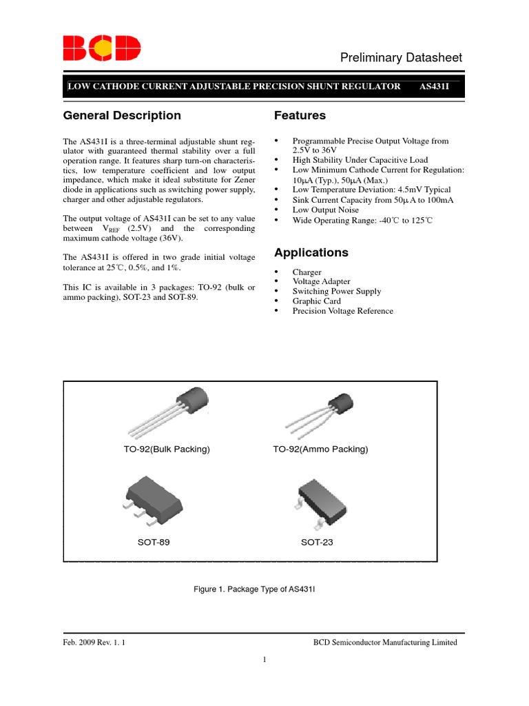 AS431 | PDF | Power Supply | Physical Quantities