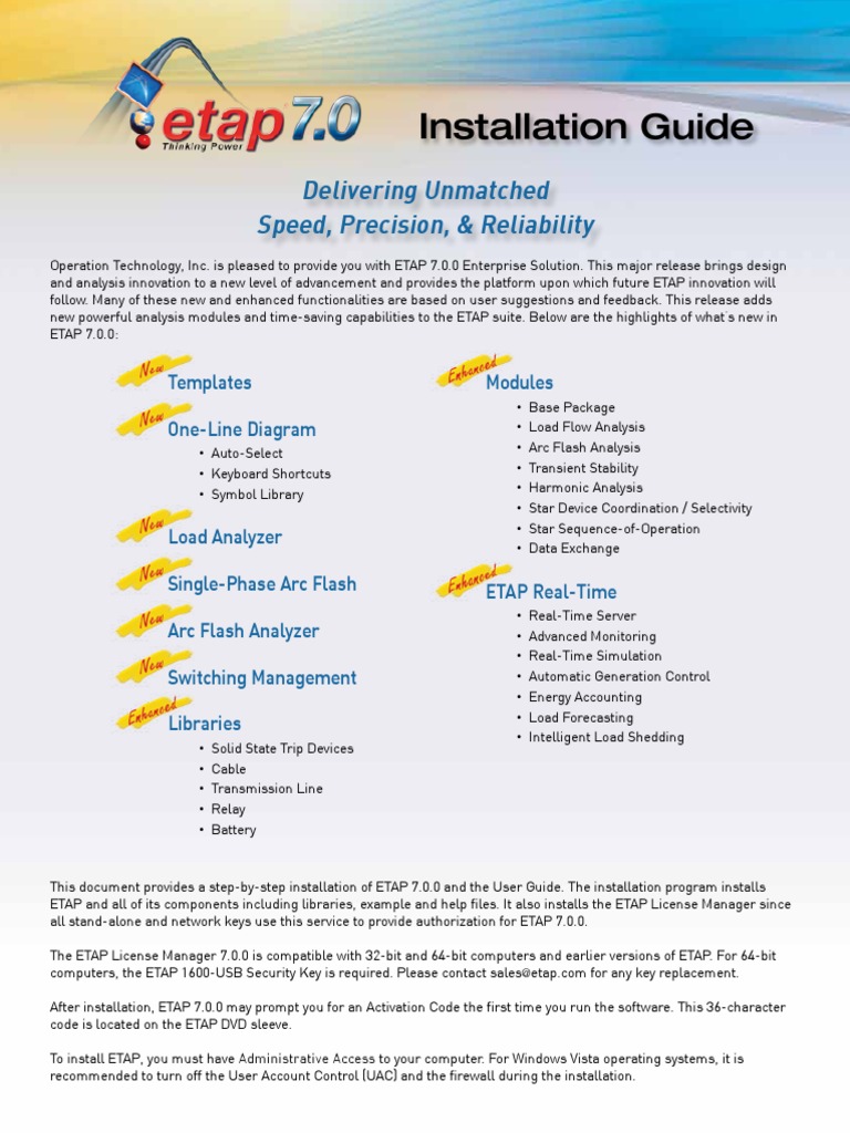Etap Installation Guide | PDF | Windows Vista | Microsoft Windows