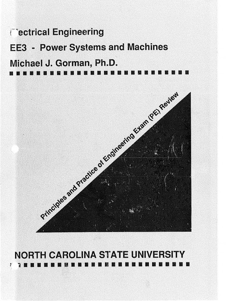 EE PE Exam NCSU 1 PDF | PDF