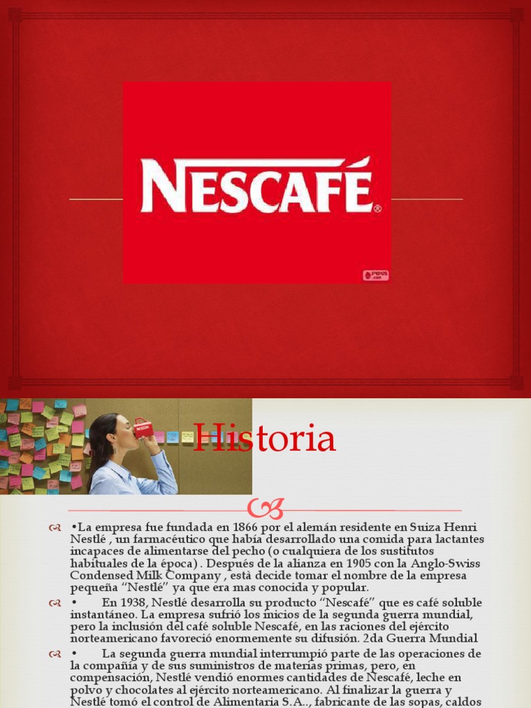 Nescafe Presentacion | PDF | Hacerse un nido | Bebidas no alcohólicas