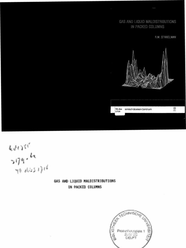 Gas and Liquid Maldistribution in Packed Columns | PDF