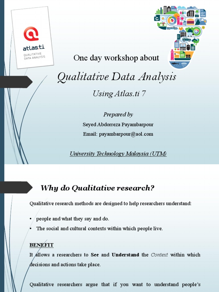 Atlas - Ti Tutorial | PDF | Qualitative Research | Quantitative Research