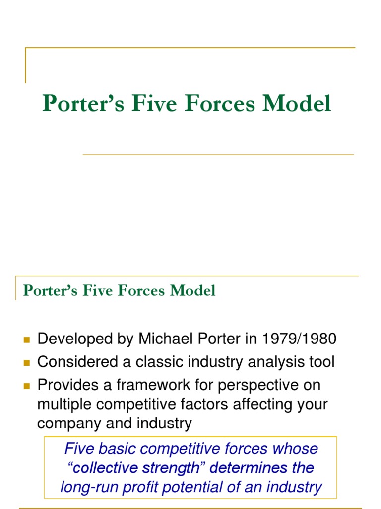 Porter 5 Forces Model | PDF | Smartphone | Computing
