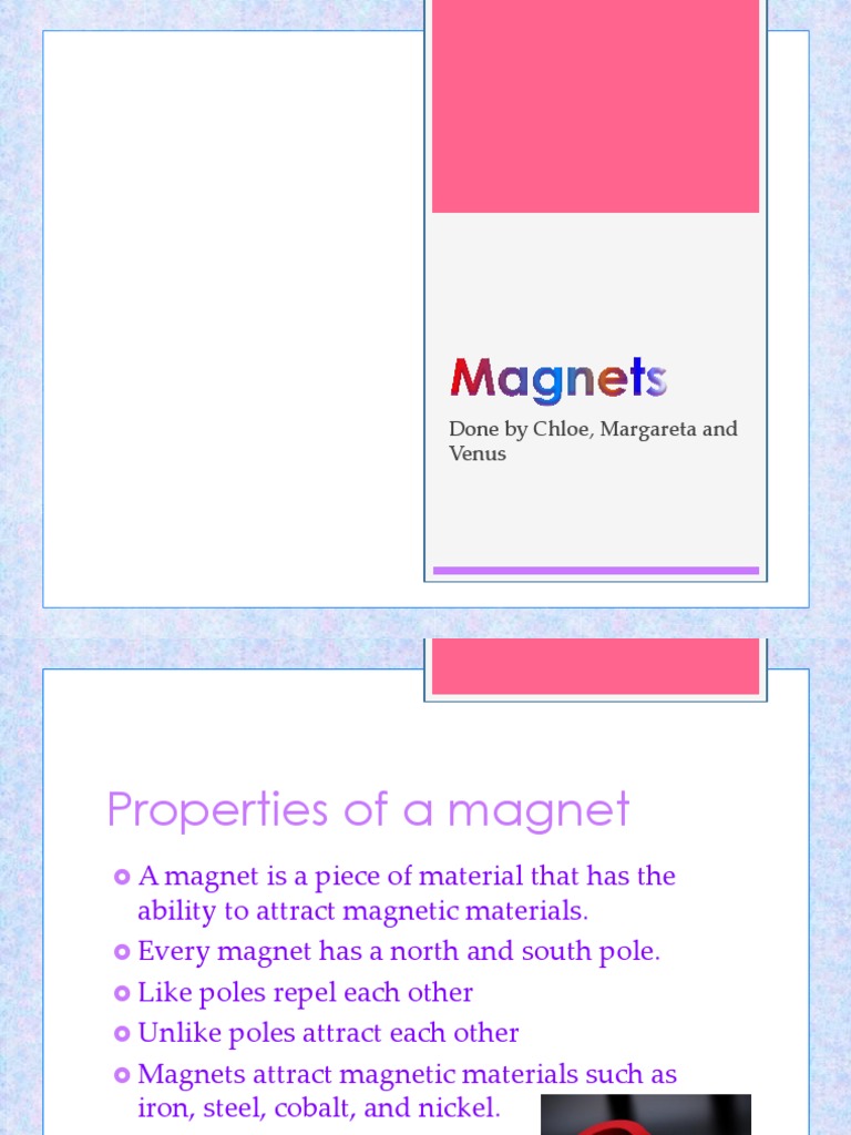 Uses of Magnets | PDF | Social Science | Science & Mathematics