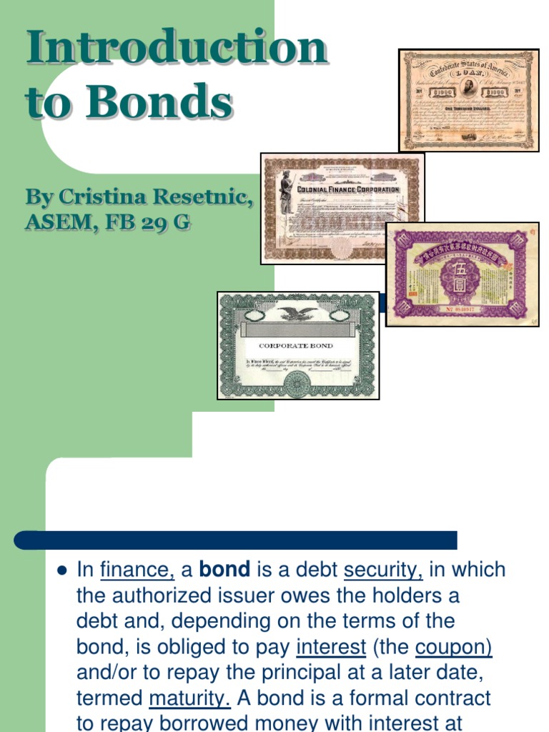 Bonds | Bonds (Finance) | Yield (Finance)