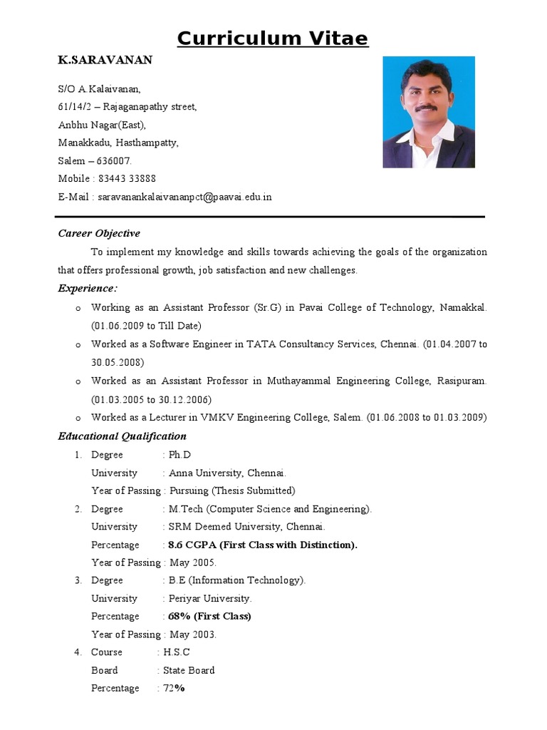 Ieee Resume