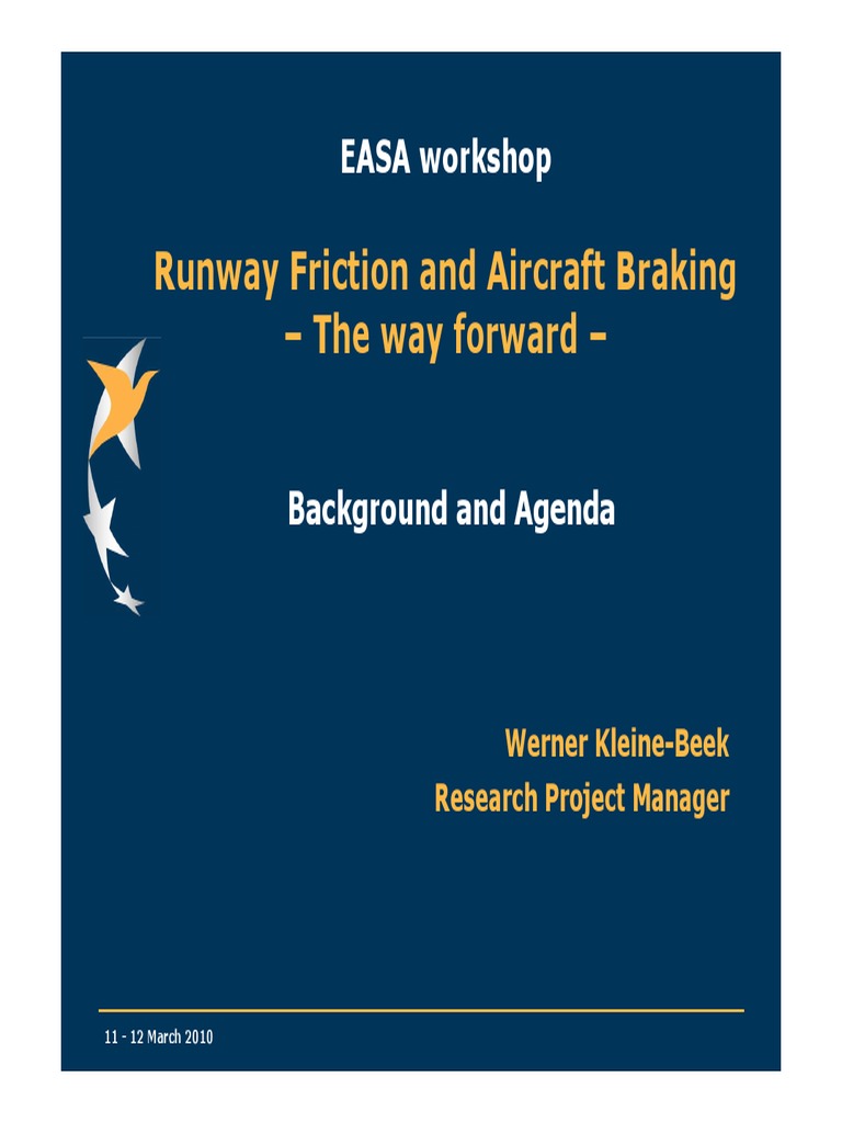 1.1 EASA Workshop Background | Download Free PDF | Aviation Safety | Runway